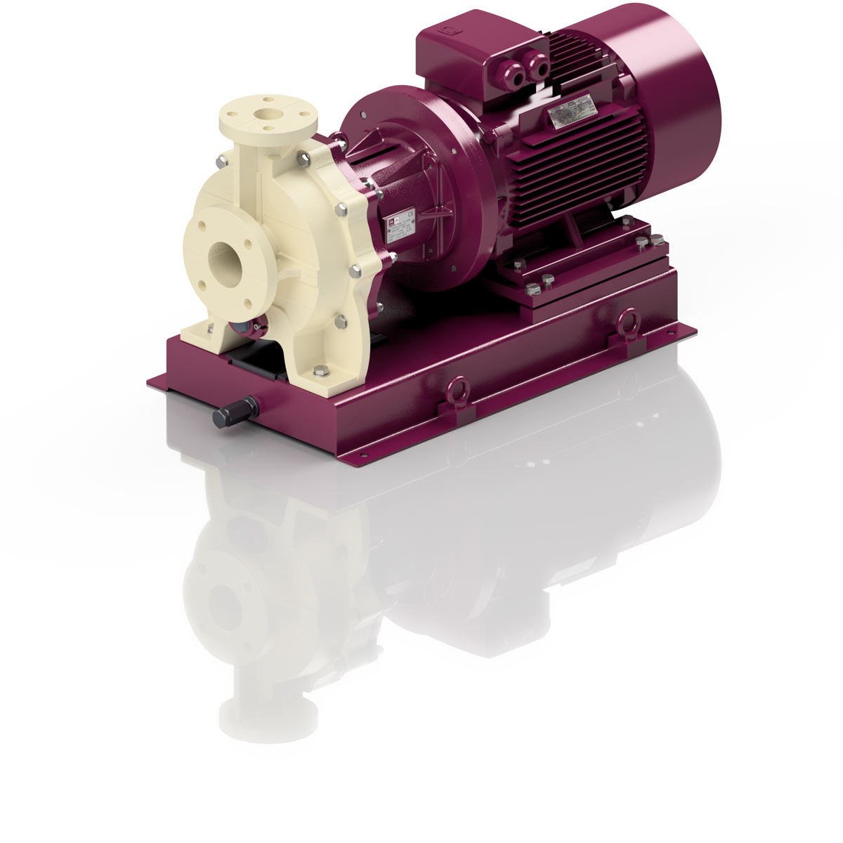 Horizontal fiberglass centrifugal pumps with mechanical seal - SERIES ...